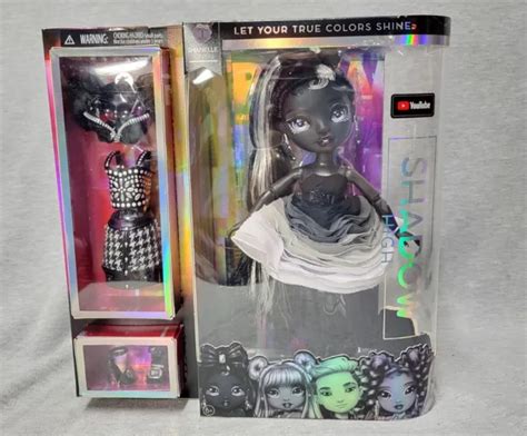 Rainbow High Shadow High Series 1 Shanelle Onyx Grayscale Fashion Doll