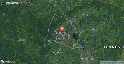 Nashville Tn Flood Map And Climate Risk Report First Street