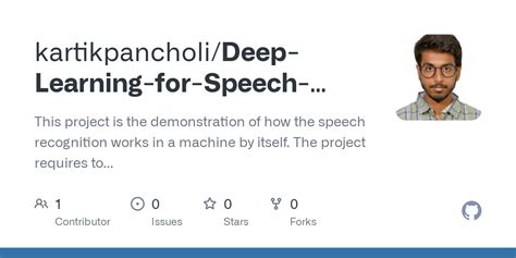 GitHub Kartikpancholi Deep Learning For Speech Recognition This Project Is The Demonstration