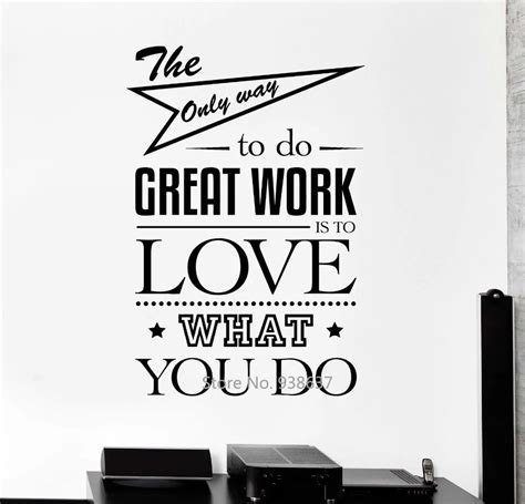 Diy Inspirational Quotes Wall Decals Office Wall Decor Art Motivation