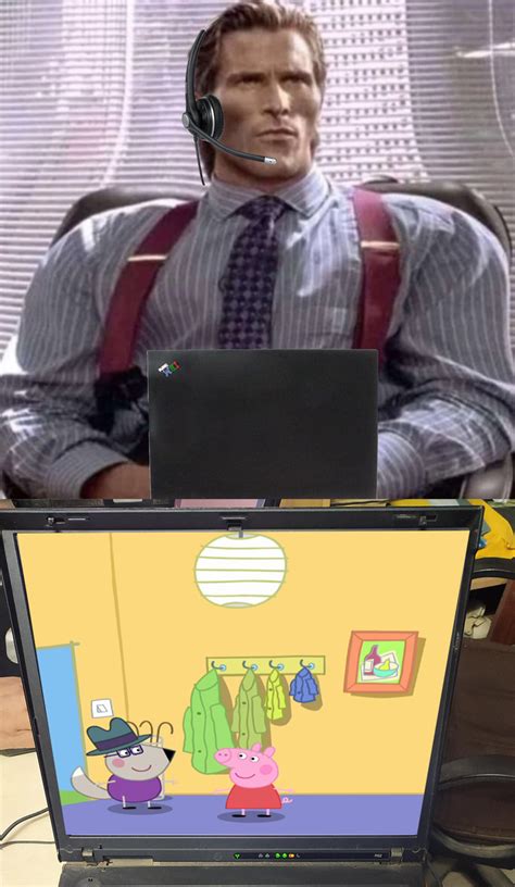 Chadrick Basedman Plays Peppa Pig American Psycho Patrick Bateman