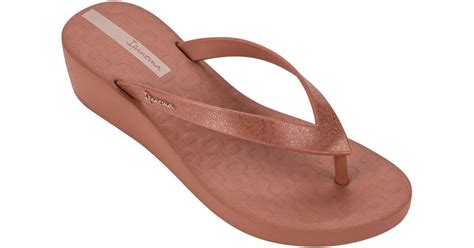 Ipanema Selfie Wedge Flip Flop In Pink Lyst