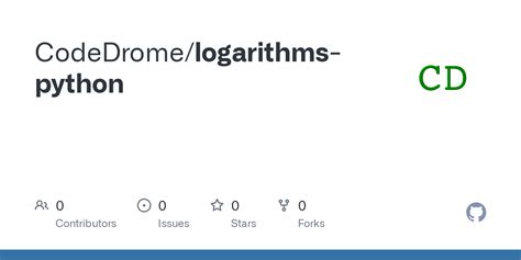GitHub CodeDrome Logarithms Python
