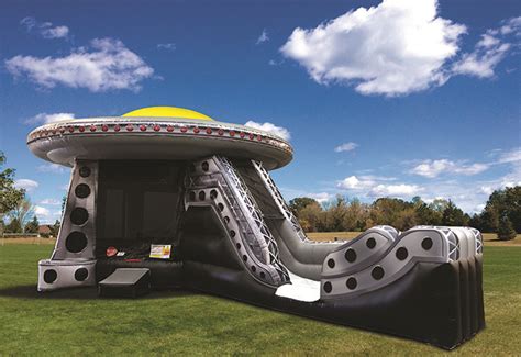 Ufo Alien Invasion Combo Bouncer Rental Austinbouncehouserentals