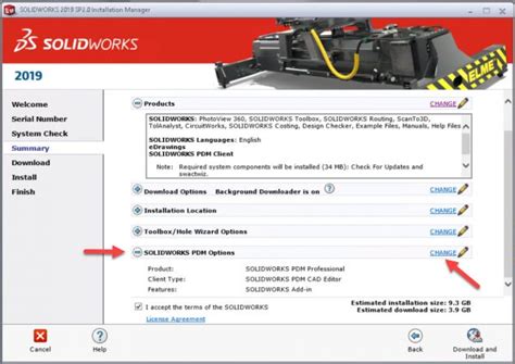 SOLIDWORKS PDM Standard Client Installation