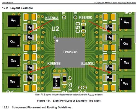 Tps23881 About Pcb Layout Power Management Forum Power Management Ti E2e Support Forums