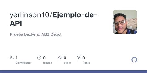 GitHub Yerlinson Ejemplo De API Prueba Backend ABS Depot