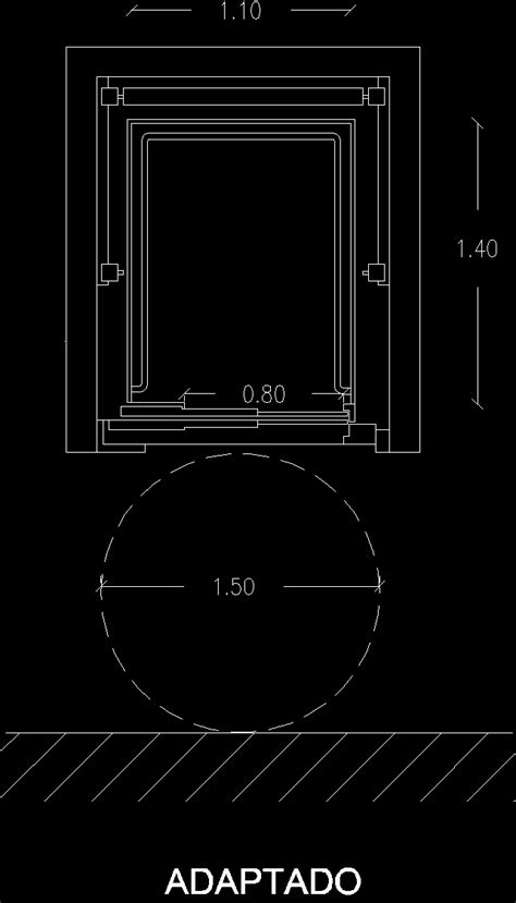 Disabilities Exit Of Booth S Elevator DWG Block For AutoCAD Designs CAD