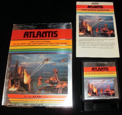 Atlantis Atari 2600 Complete CIB