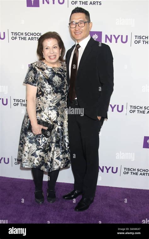 April 07 2025 Winnie Holzman And Daniel Dae Kim Attend Nyu Tisch Gala