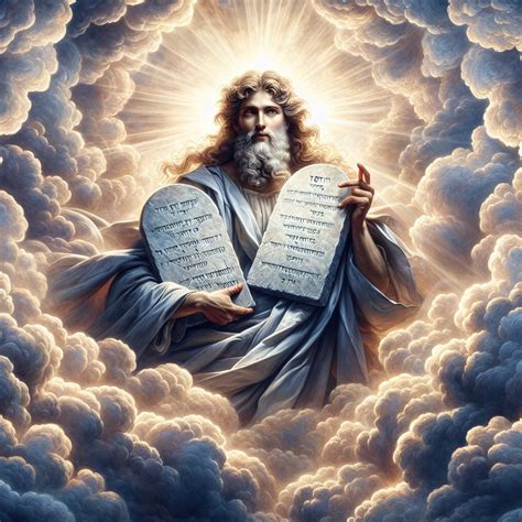 The Ten Commandments Bible Art