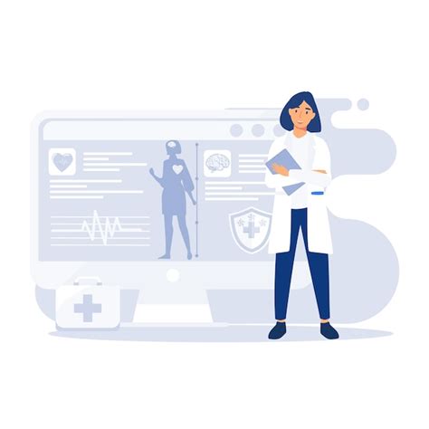 Premium Vector Electronic Health Record New Technology To Replace