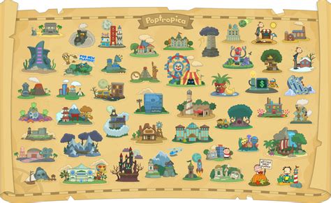 Map Poptropica Wiki Fandom