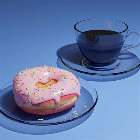 Finally Finished The Donut Tutorial By Blender Guru Donuts Tutorial Blender