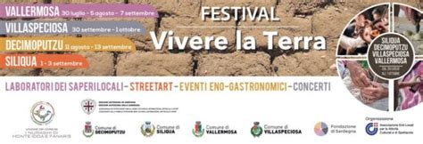 Villaspeciosa Sabato Settembre Domenica Ottobre Festival Vivere