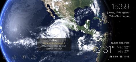 Hilary Se Fortalece Como Huracán Categoría 2 Con Trayectoria A Tijuana