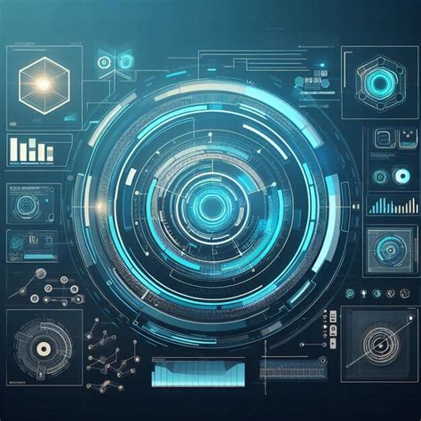 Premium Photo Ui Hud Screen Tech System Innovation Concept Background