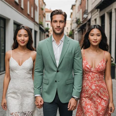 صوره رجل وسيم يقف بين بيكاسو الخليج Gulf Picasso