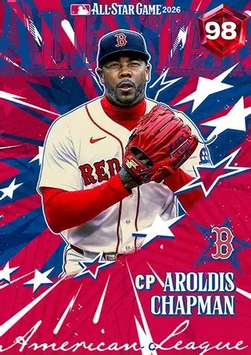 2026 All Star Aroldis Chapman 98 Ovr Mlb The Show 26 Showzone