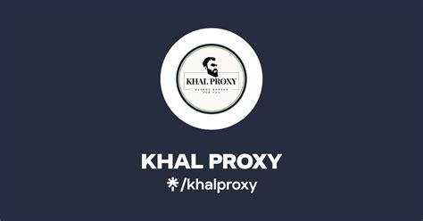 Khal Proxy Instagram Linktree