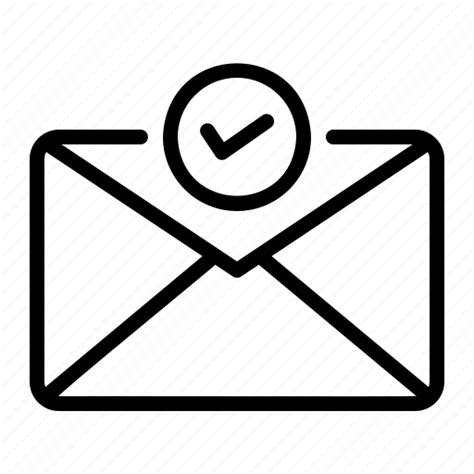 Approve Email Check Mail Sent Communication Icon Download On Iconfinder
