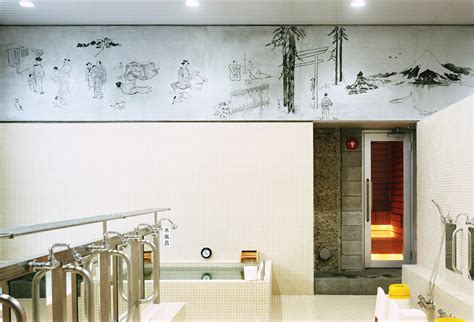 Schemata Architects Updates Traditional Sento With Tiles And Towada