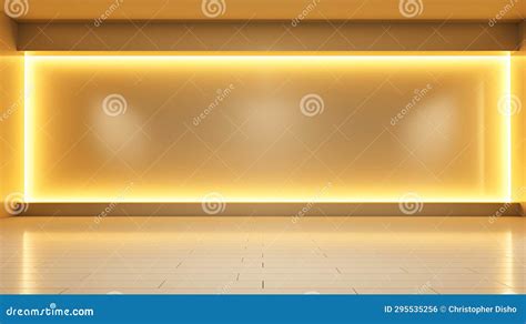 Innovative Play Of Light And Shadow On Wall Ideal For Engaging Product Showcases Stock