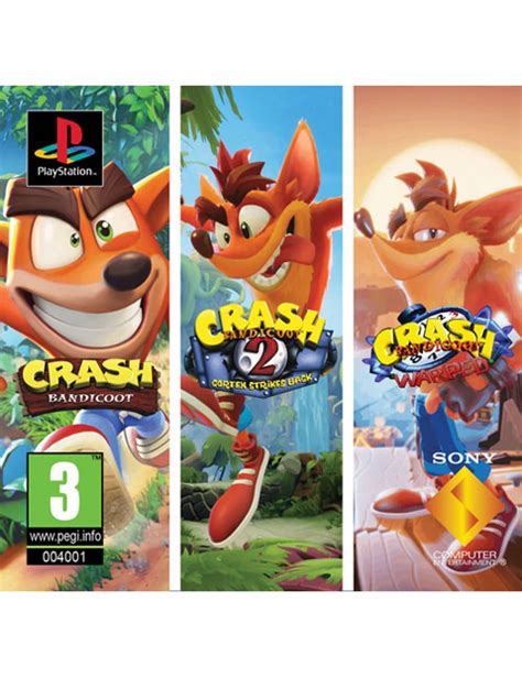 کالکشن بازی Crash Bandicoot برای Ps1 بازی کراش باندیکوت