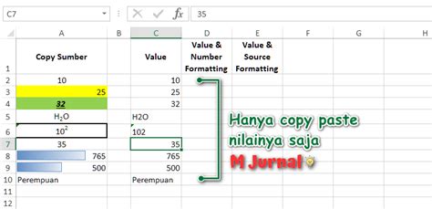 15 Contoh Cara Copy Paste Special Excel Panduan Lengkap M Jurnal