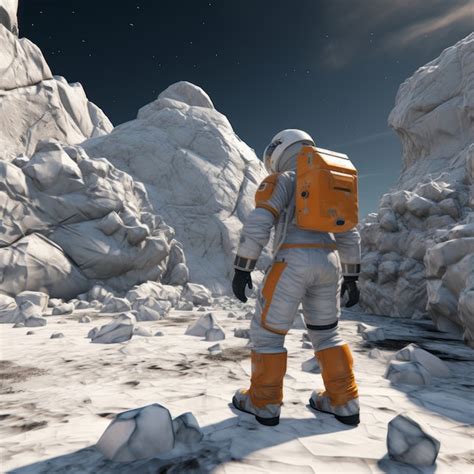 Free Photo 3d Rendering Of Astronaut