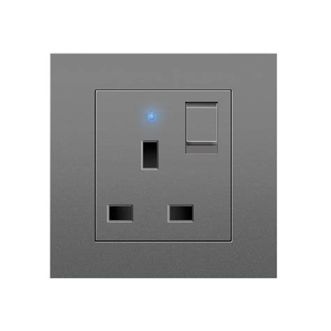Art Dna Switched Universal Wall Electrical Power Socket With Indicator