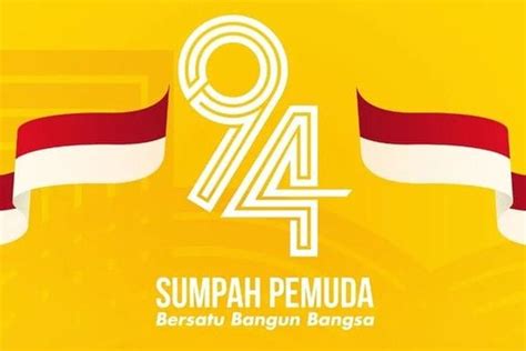 Makna Logo Hari Sumpah Pemuda 2022 Dengan Tema Bersatu Bangun Bangsa