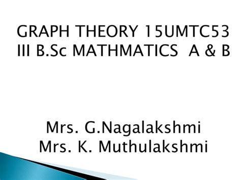 Graph Theory Ppt