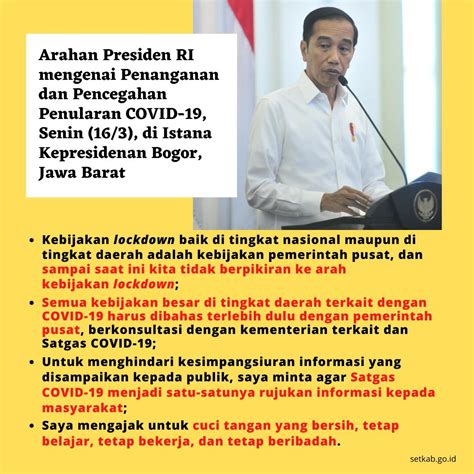 Sekretariat Kabinet Republik Indonesia Apres Penanganan Dan Pencegahan Penularan Covid