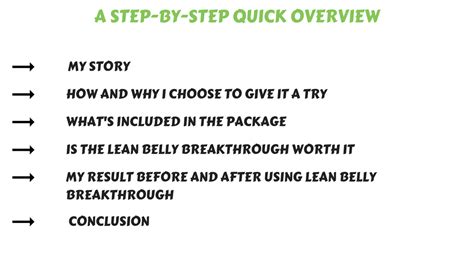 Lean Belly Breakthrough Review My Honest Review Lean Belly