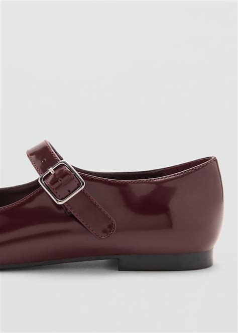 Patent Leather Effect Ballet Flats Women Mango Usa