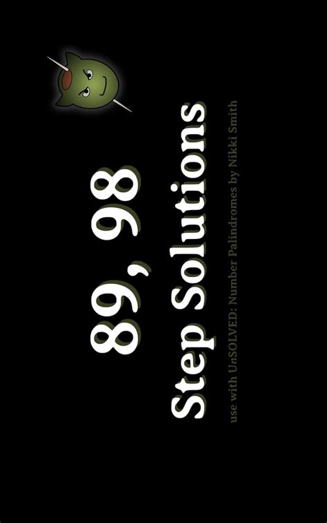 89 98 Step Solutions Unsolved Number Palindromes Advanced Yet