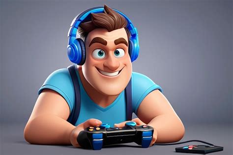 Premium Photo Formula 1 Pit Crew Member Cartoon Character Illustration