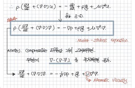 [유체역학] Chap 6 미분해석 Differential Analysis 나비에 스토크스 방정식 Navier Stokes