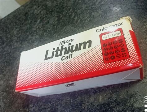 3v Micro Lithium Cell Operating Temperature 15 Degree Celsius