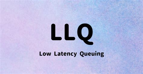 【ccna用語】llqとは｜ It用語の発信 Satoの学び場