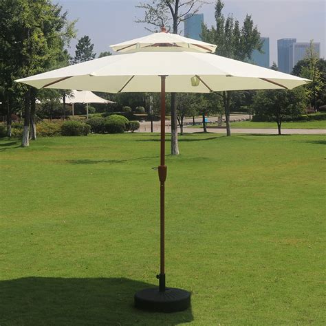 Kimdelin Dia27m Double Layer Garden Umbrella Outdoor Patio Umbrella