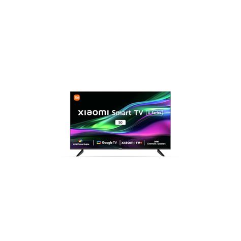 Xiaomi Cm Inches X K Dolby Vision Series Smart Google TV L M A IN Black Price