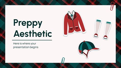 Free Google Slides PPT Templates With Preppy Aesthetics