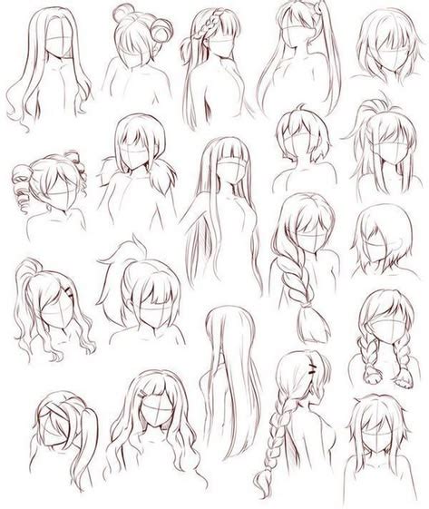 Messy Hair Tutorial Drawing