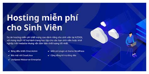 AZDIGI ra mắt Hosting FREE dung lượng 1GB