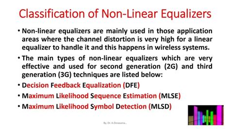 Understanding Non Linear Equalizers Types And Significance Galaxy Ai Galaxy Ai