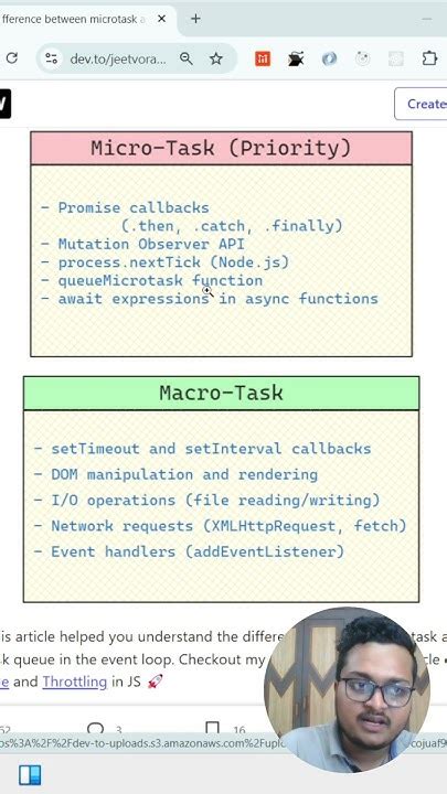 Macro Task Queue Vs Micro Task Queue In Javascript Javascript Event