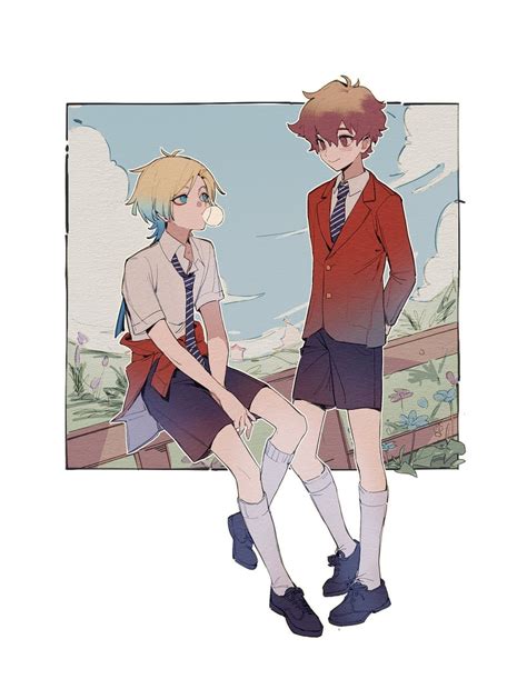 Michael Kaiser And Alexis Ness Blue Lock Drawn By Shizuka Danbooru
