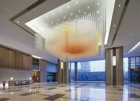Elevating Hotel Lobby Ambiance Dutti Led Large Acrylic Tube Modern Non